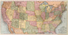 Historic Map : National Atlas - 1875 New Railroad Map of the United St ...
