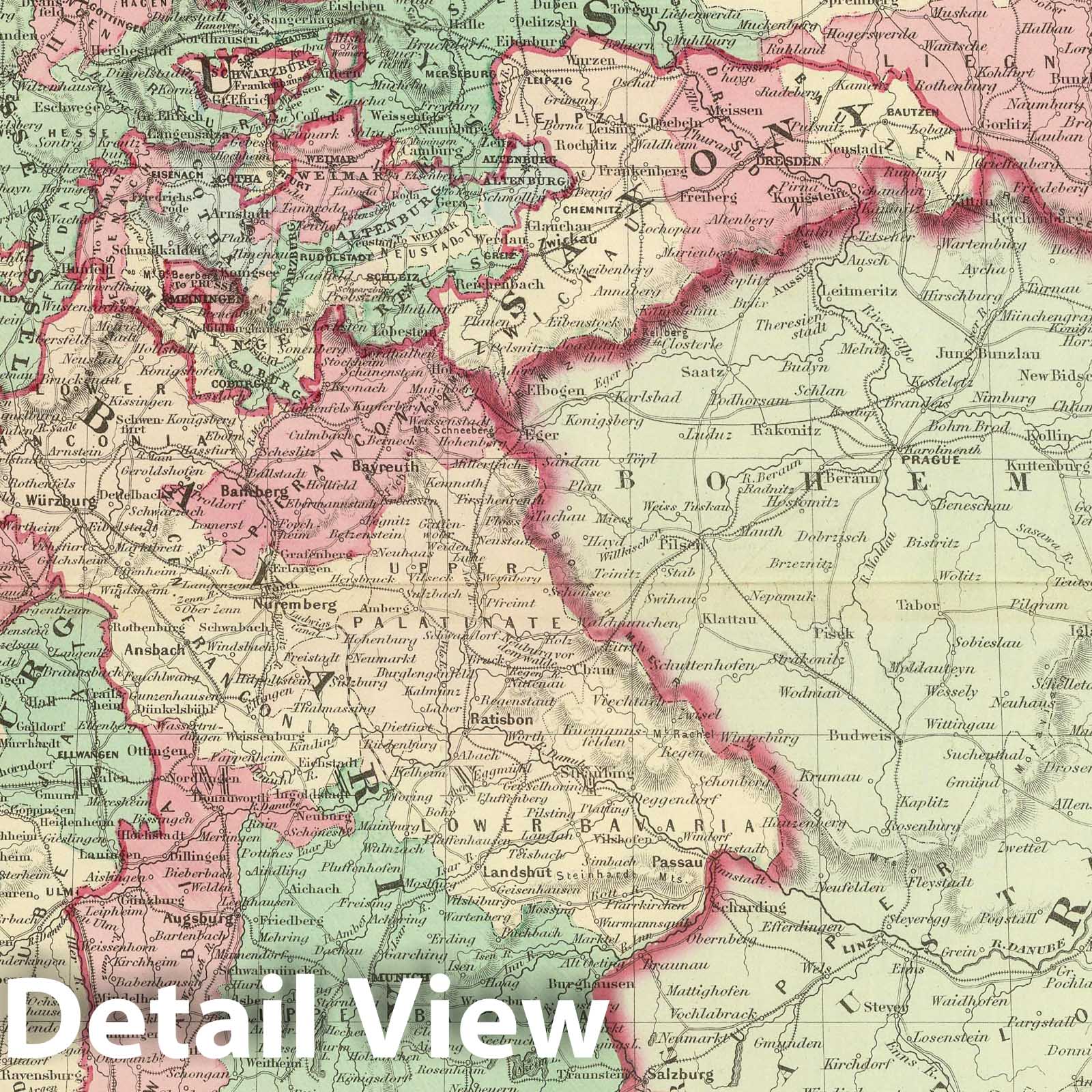 Historic Map : 1886 Empire of Germany. - Vintage Wall Art - Historic ...