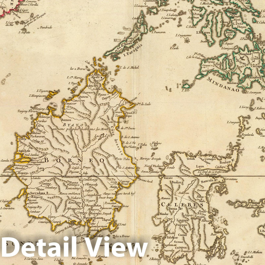 Historic Map : Indonesia; Malaysia, Southeast Asia, East Indies 1750 I ...