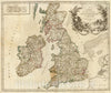 Historic Map : England; Ireland, British Isles 1757 Iles Britaniques r ...