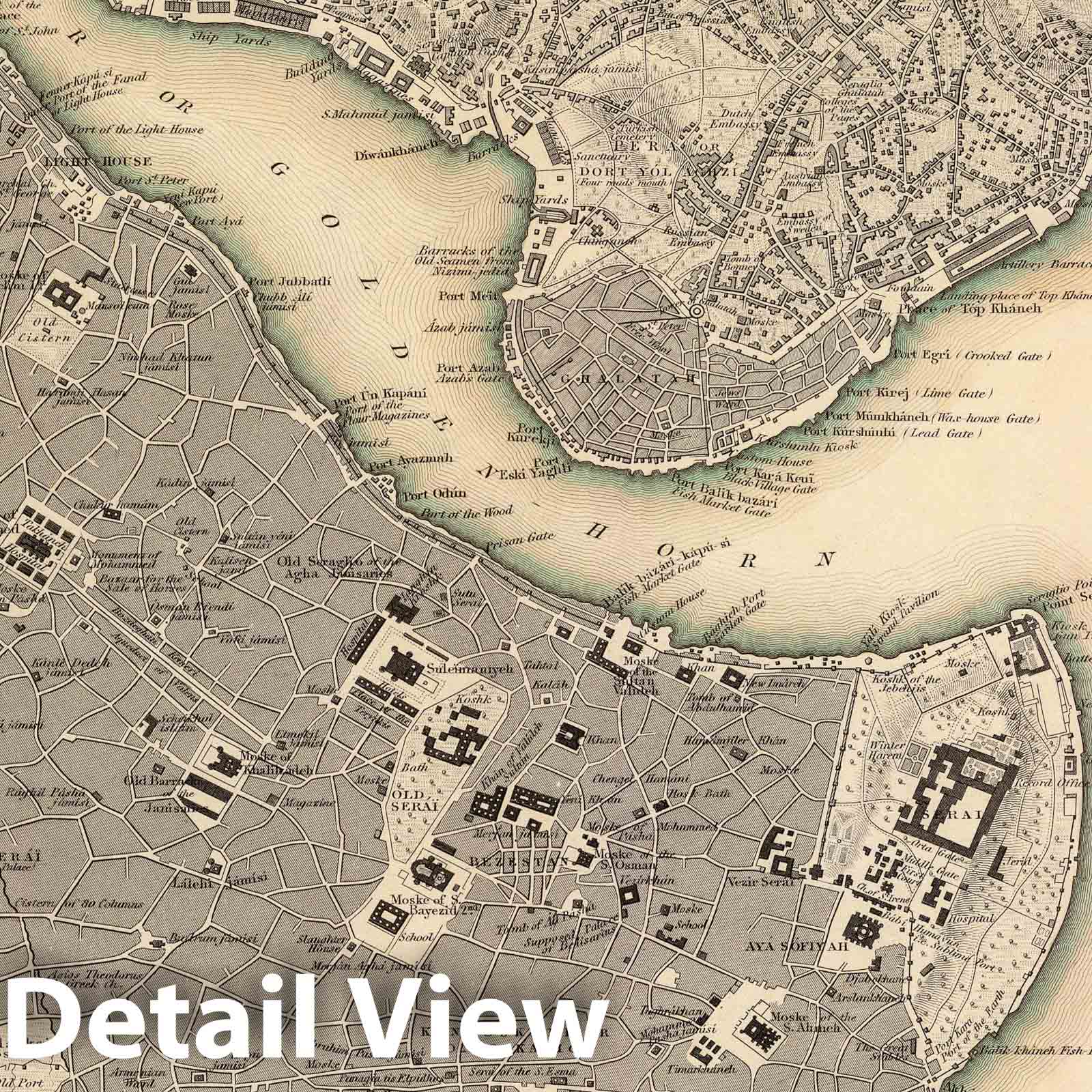 Walls Of Constantinople Map