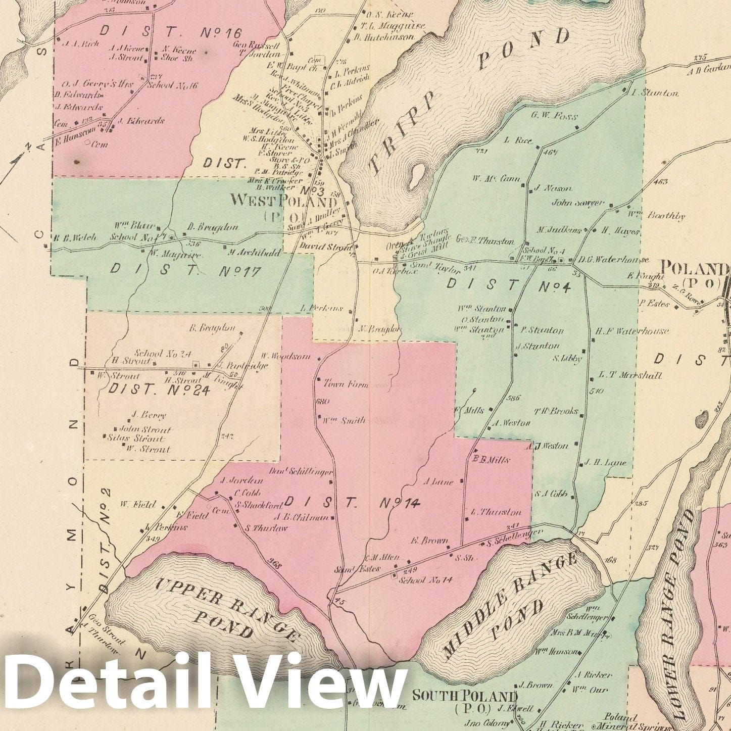 Map Of Poland With Villages