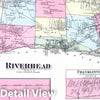 Historic Map : 1873 Riverhead, Franklinville, Riverhead, Southold, Aqu ...
