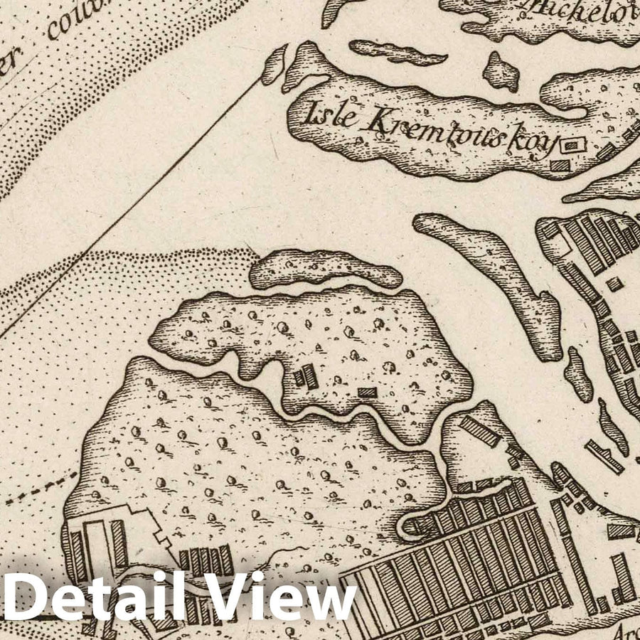 Historic Map : Russia , Saint Petersburg (Russia), Europe 1764 Plan de ...