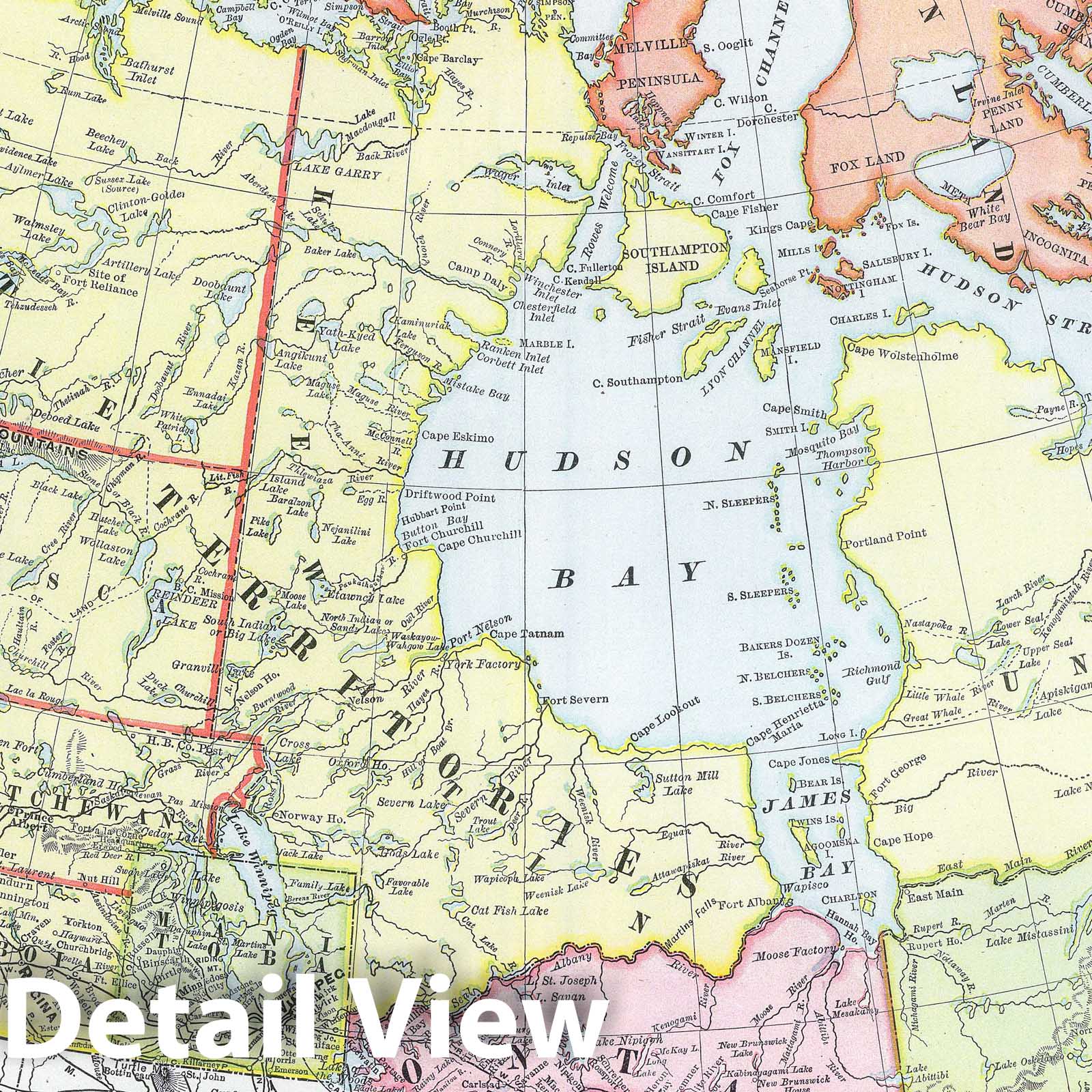 Historic Map : National Atlas - 1903 British America. - Vintage Wall A ... Historic Map : National Atlas - 1903 British America. - Vintage Wall A ...