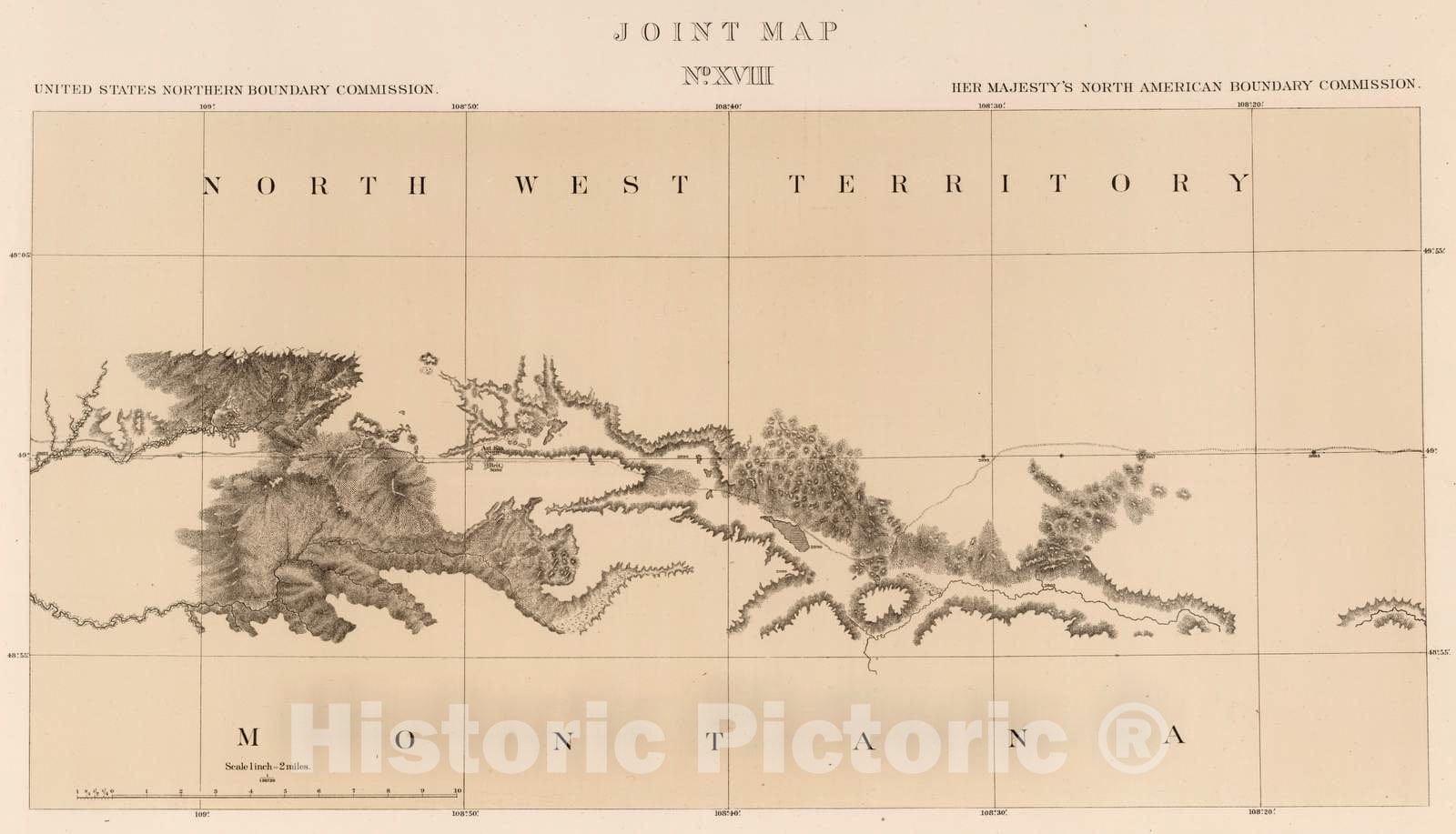 Historic Map : Exploration Book - 1878 Joint Map No. XVIII. United Sta ...