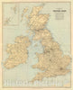 Historic Map : 1901 Railway map, British Isles. - Vintage Wall Art ...
