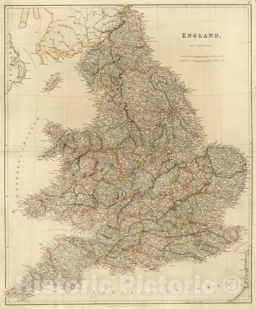 Historic Map : 1832 Europe. v2 - Vintage Wall Art – Historic Pictoric