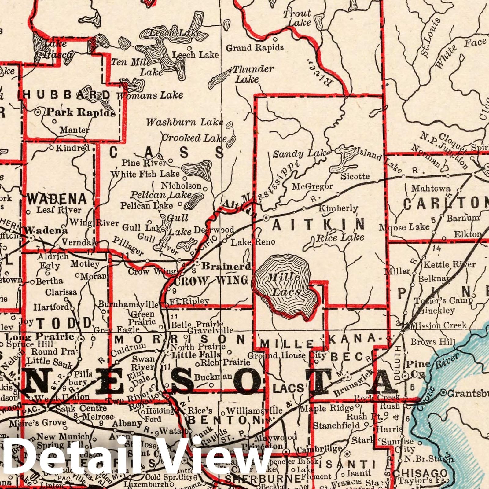 Historic Map : Minnesota, Minnesota. The Columbian World's Fair Atlas ...