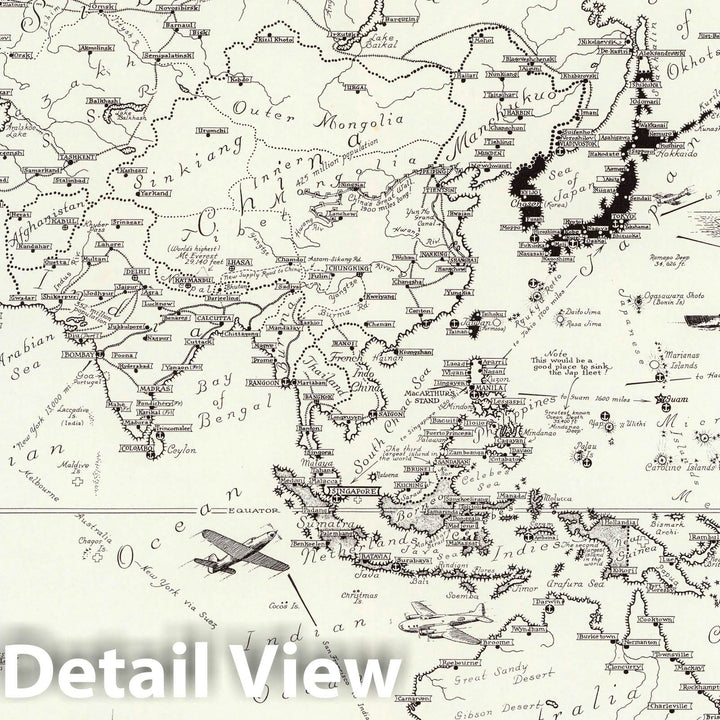 Historic Map : Total War, Battle Map. Drawn by Ernest Dudley Chase of ...