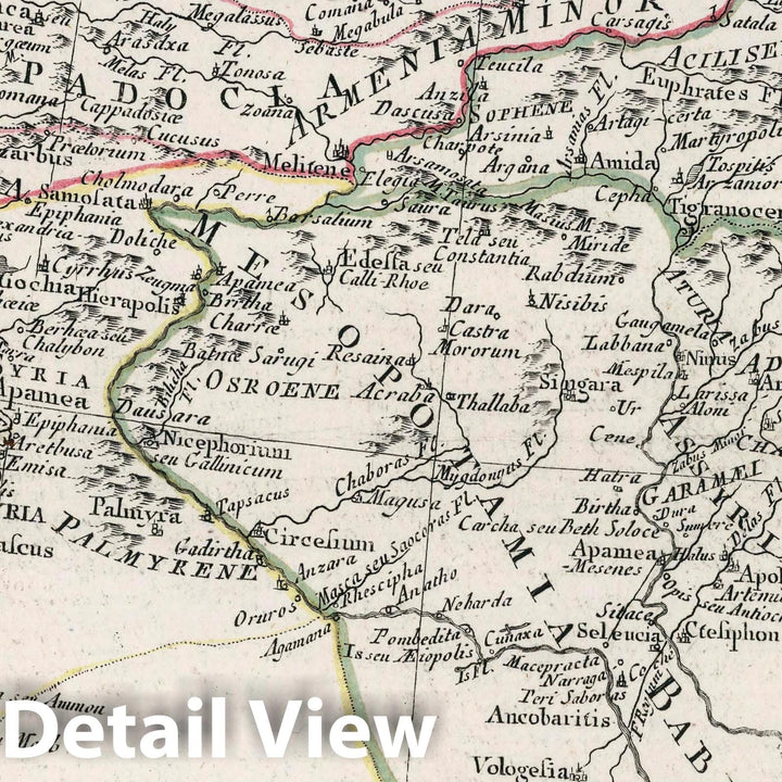Historic Map : Iran, Middle East Imperii Parthorum Tabula. Pars Occide ...