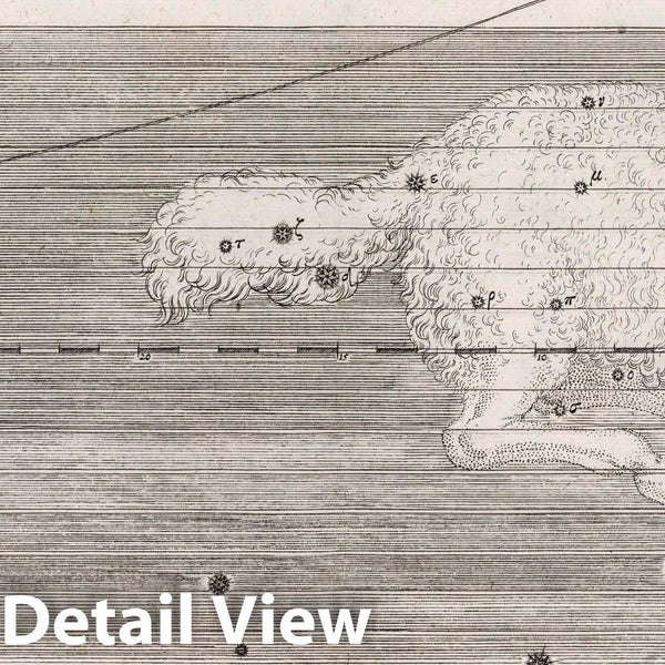 Historic Map : Constellation: Aries, The Ram, 1655 Celestial Atlas - V ...