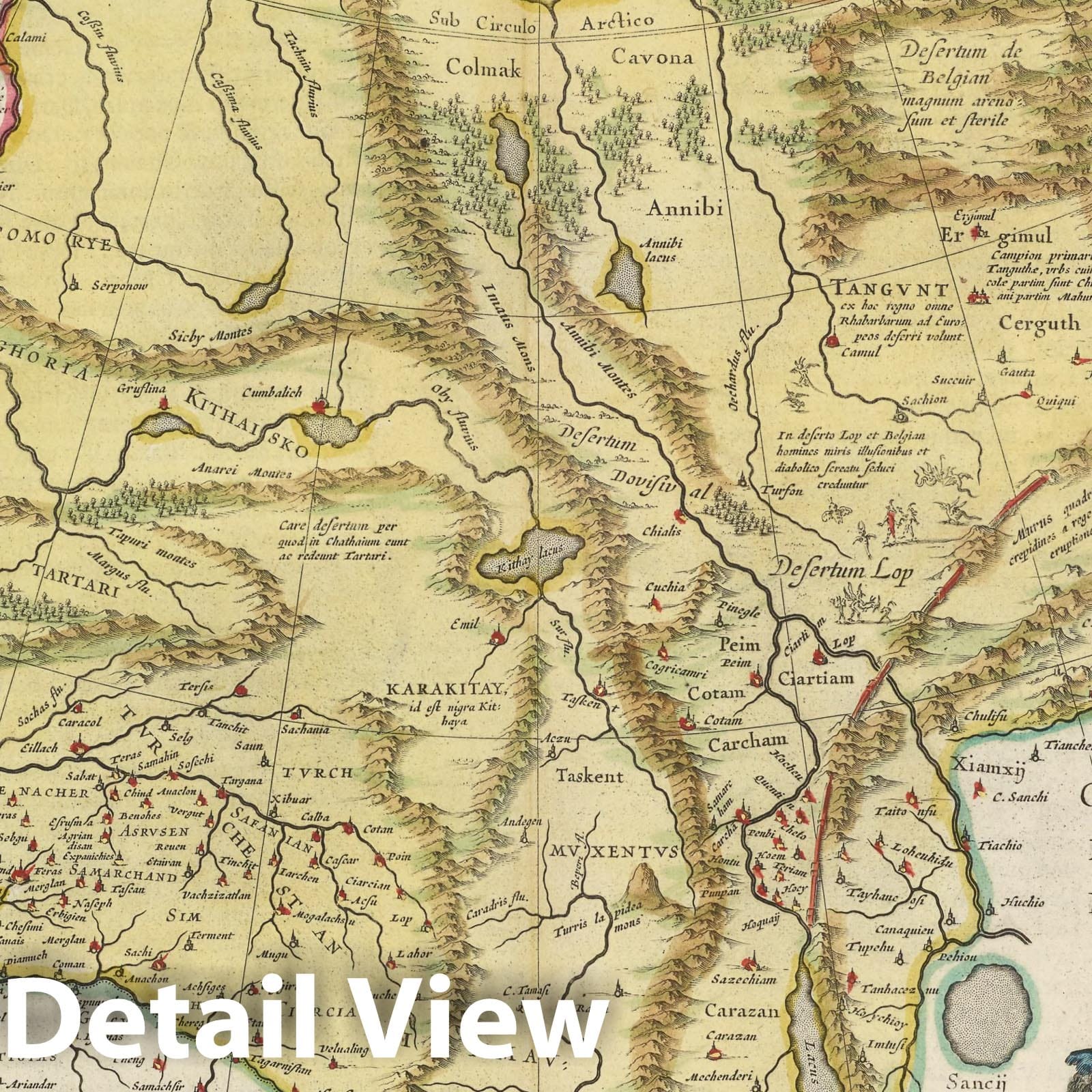 Historic Map : Tartary Tartaria sive Magni Chami Imperivm, 1665 Atlas ...
