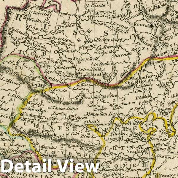 Historic Map : Asia, 1830 Atlas - Vintage Wall Art - Historic Pictoric