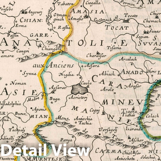 Historic Map : Turkey, Asia MinorGeographe du Roy. . L'Asie en plvsiev ...