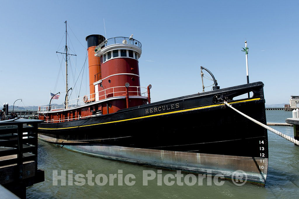San Francisco, CA Photo - Hercules Ship at The Hyde Street Pier in San ...