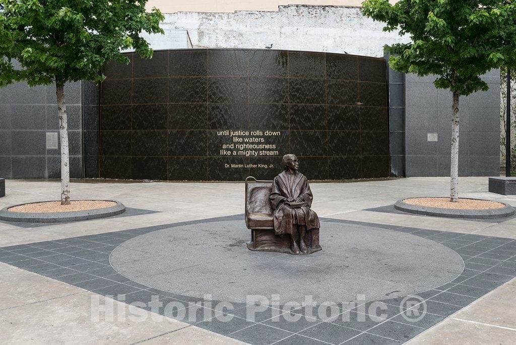 Photograph- A life-size bronze statue of African-American civil-rights ...