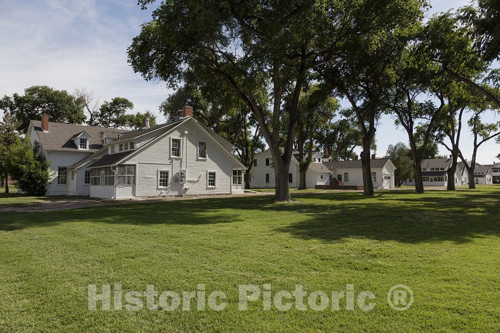 Bent County, CO Photograph - Buildings at New Fort Lyon, which Replace ...