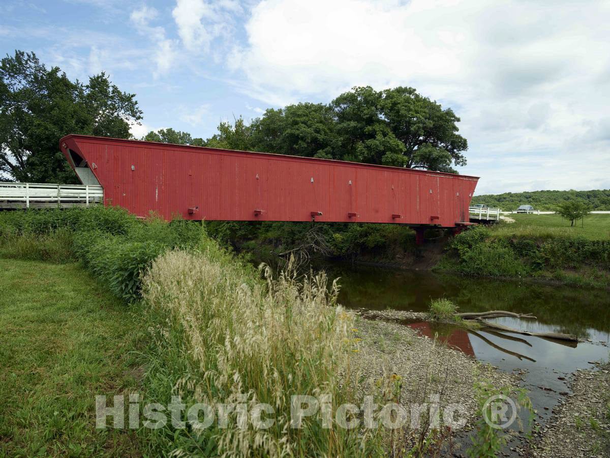 Photo- The Hogback Bridge, one of six remaining Covered Bridges (of 19 ...