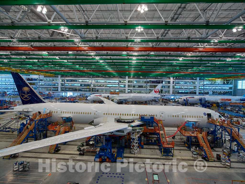 Photo- Work progresses at Boeing South Carolina, an Assembly site for ...