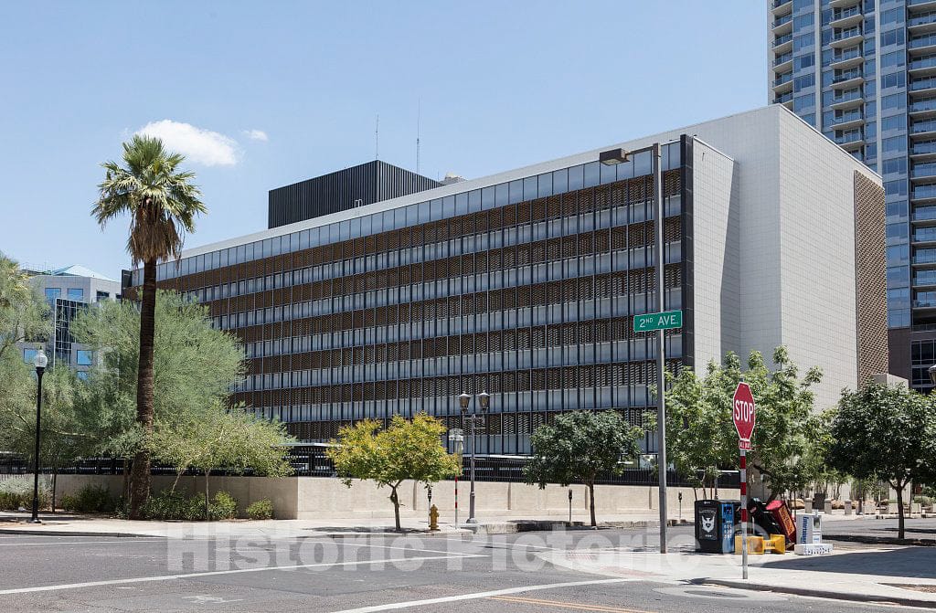 Photo- Exterior. Federal Building and U.S. Courthouse, Phoenix, Arizon ...