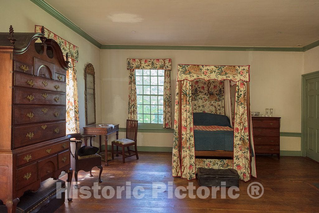Photo- George Washington's Bedroom in The Ford Mansion 2 Fine Art Phot ...