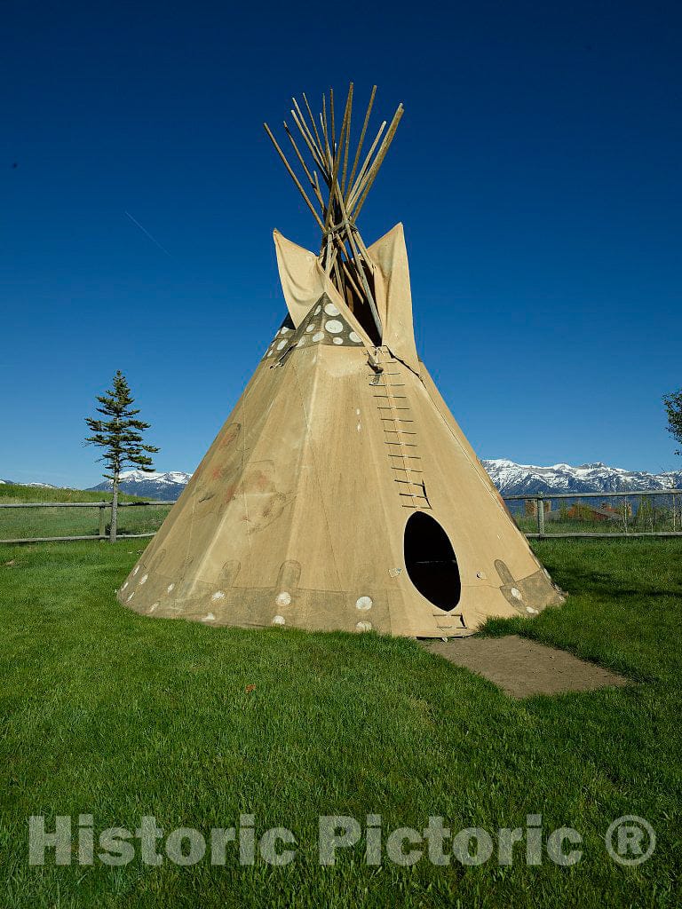 Teepee at Spring Creek Resort Ranch on The Edge of Grand Teton Nationa ...