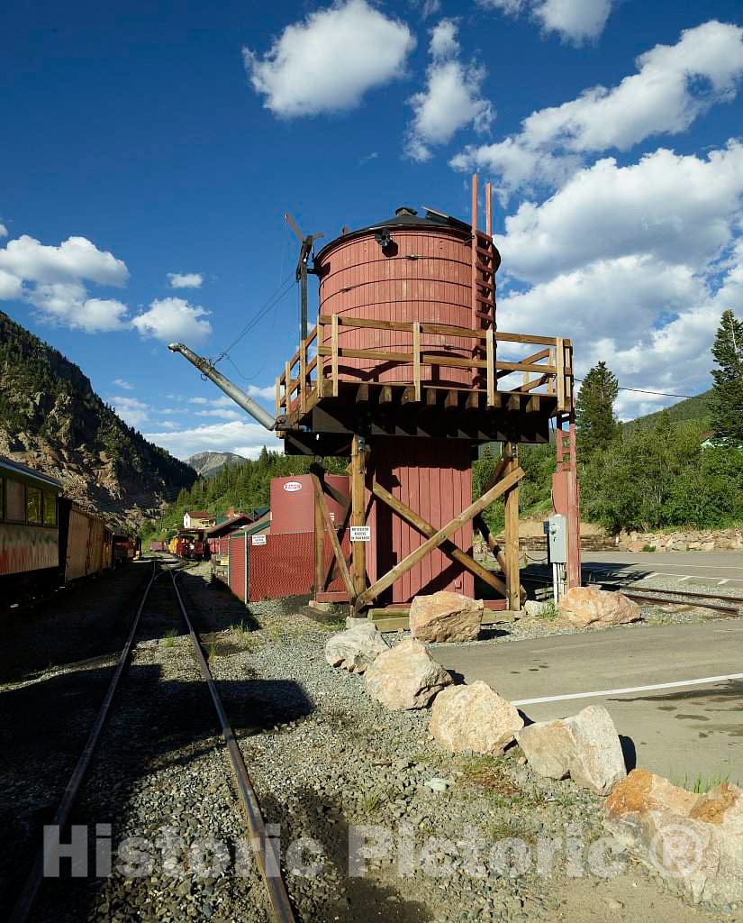 Photograph - Locomotive of The Georgetown Loop Railway, a Scenic steam ...