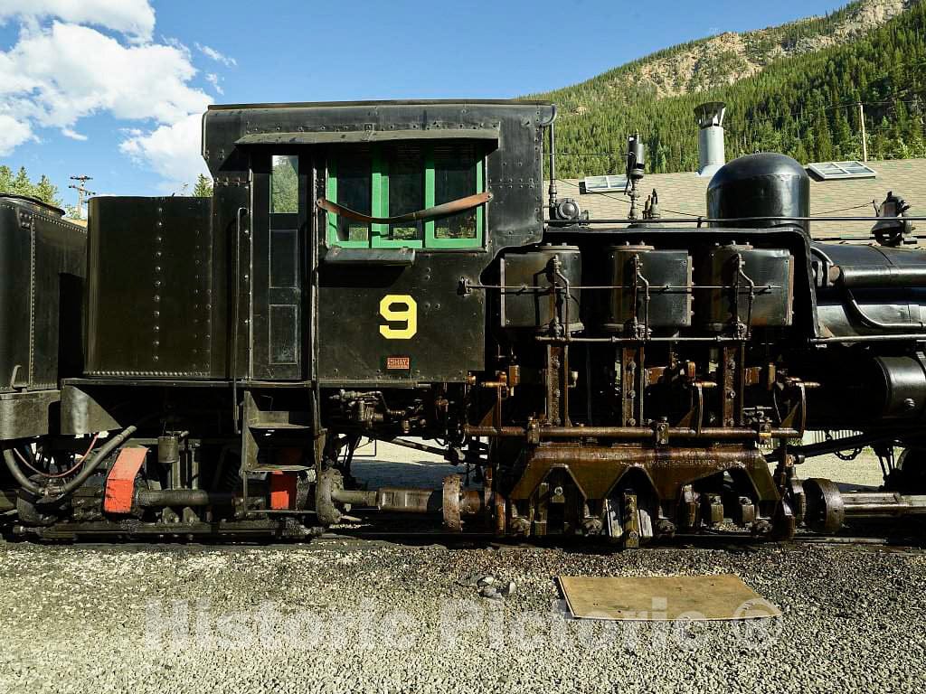 Photograph - Locomotive of The Georgetown Loop Railway, a Scenic steam ...
