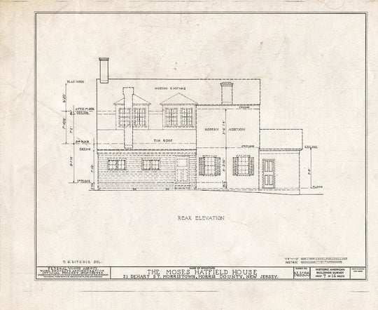 Historic Pictoric : Blueprint HABS NJ,14-MORTO,11- (Sheet 7 of 16 ...