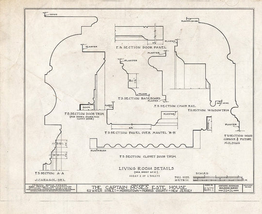 Historic Pictoric : Blueprint HABS NJ,14-MORTO,9- (Sheet 22 of 26 ...