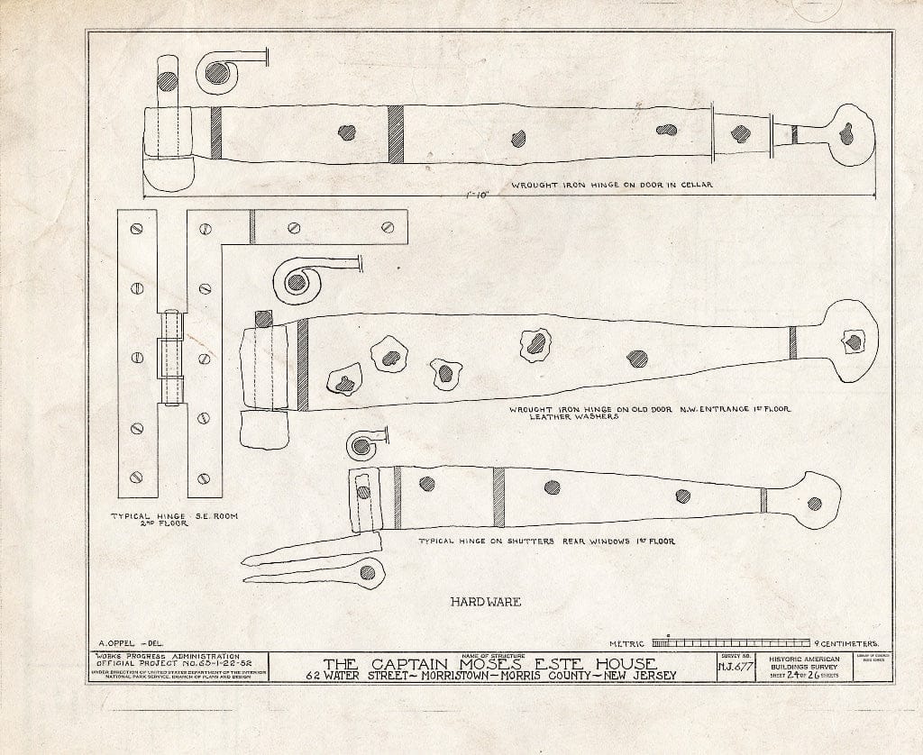 Historic Pictoric : Blueprint HABS NJ,14-MORTO,9- (Sheet 24 of 26 ...